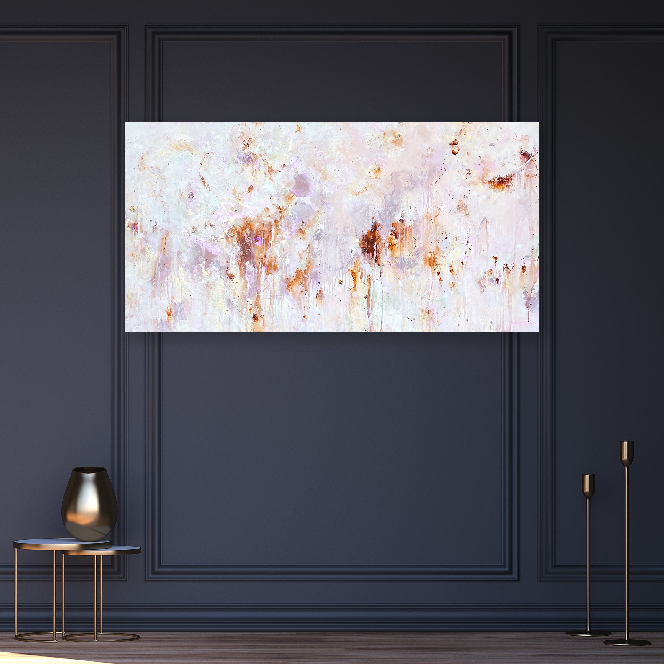 Abstract Subtle Painting - Modern Decor | Chels Made